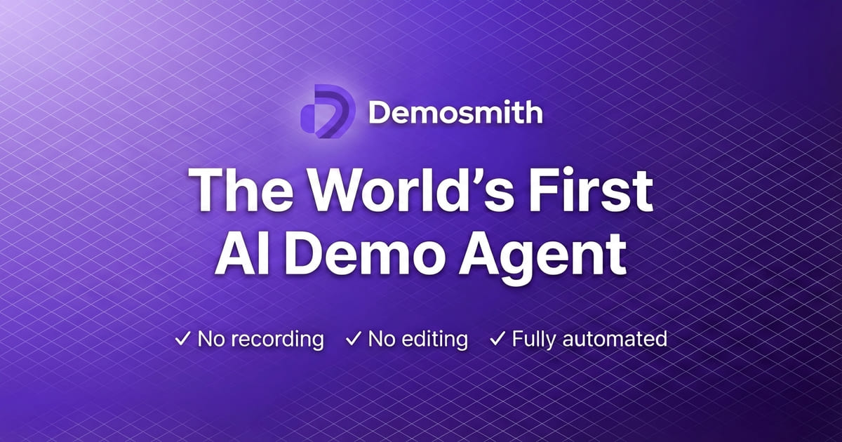 Demosmith — AI Demo Video Generator | Create Product Demos Automatically